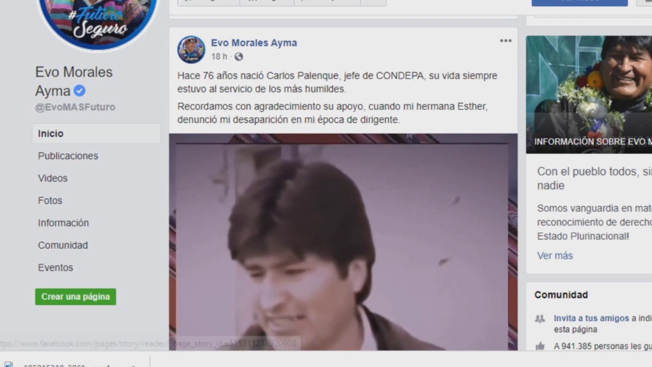 Mensaje del Presidente Evo Morales recordando el nacimiento del ...