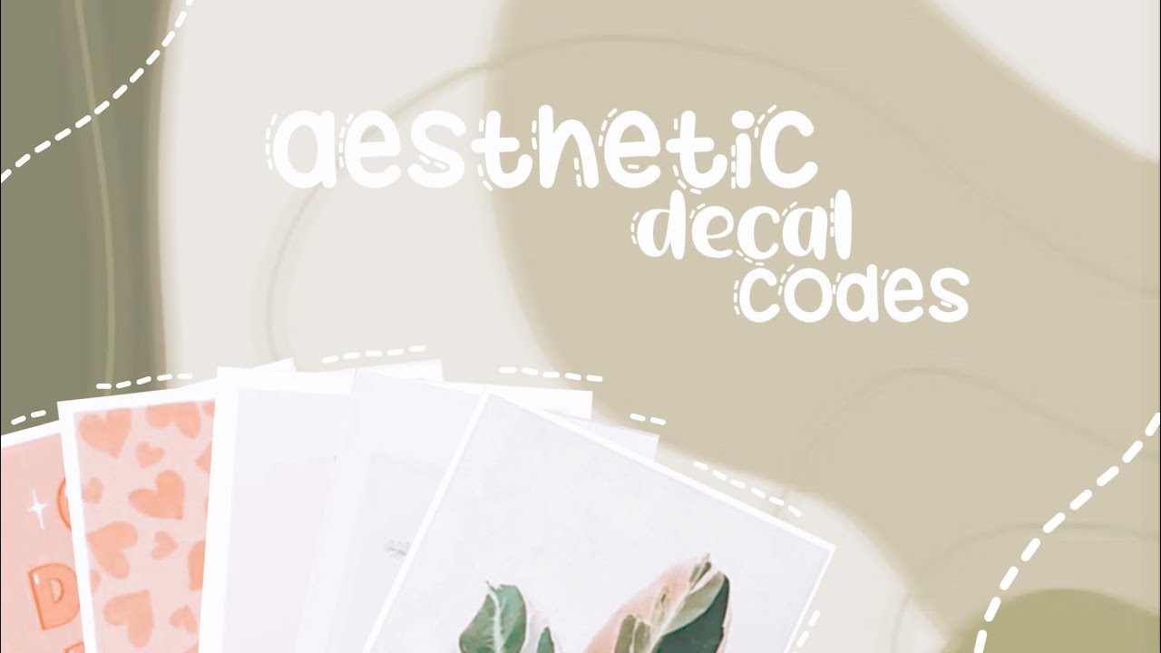 aesthetic blush decal codes! | dxisyrae - YouTube