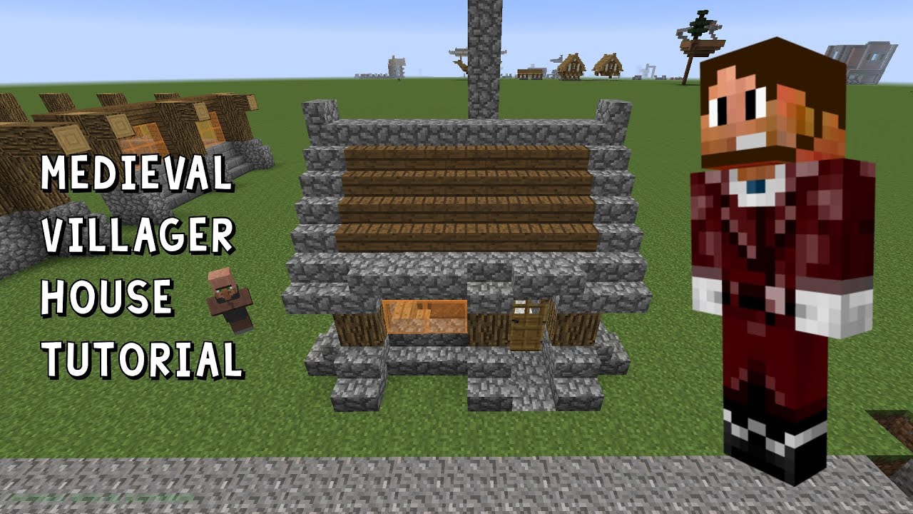 Minecraft :: Simple Medieval Villager House Tutorial - YouTube