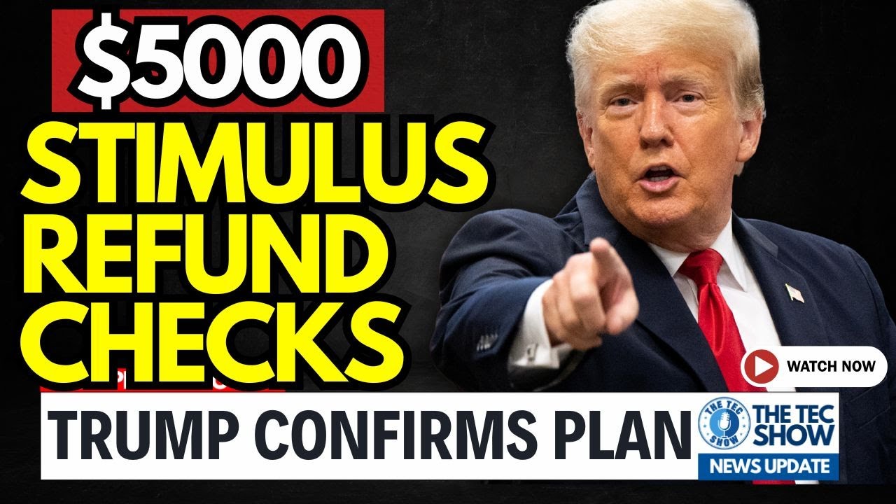 YES! Trump's Stimulus Plan | $5000 Stimulus Refund Checks To Americans ...
