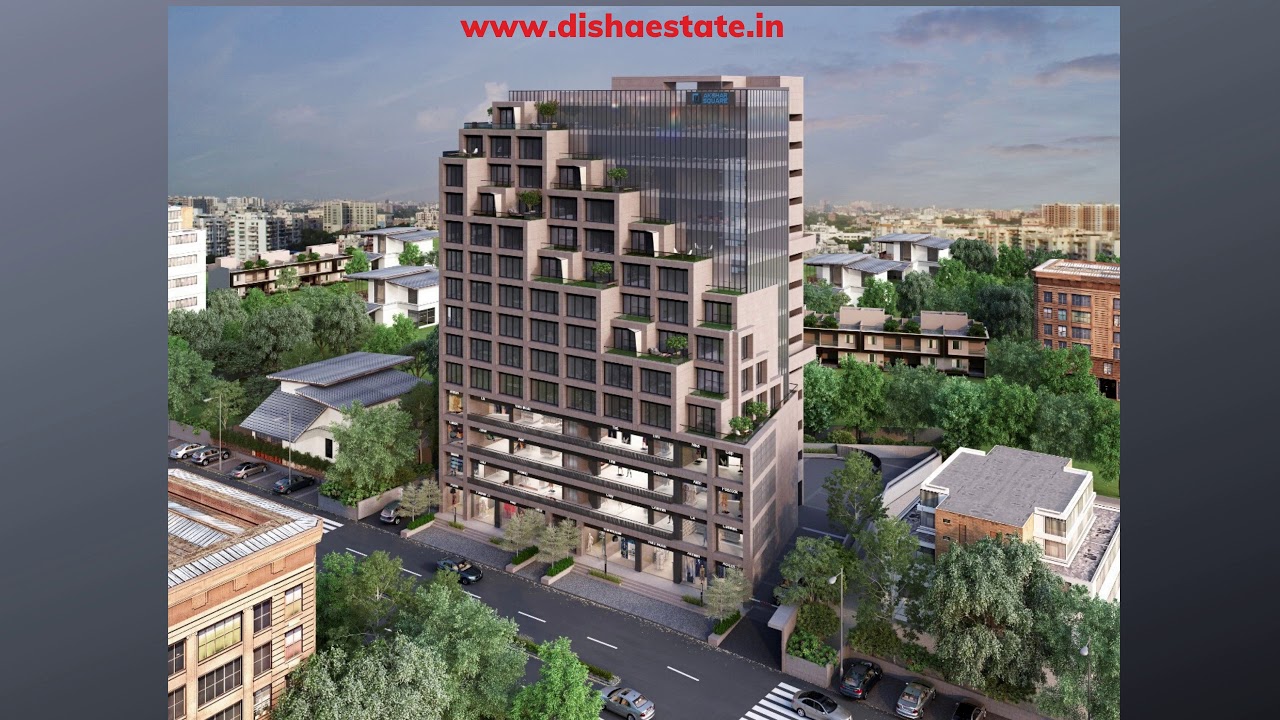 Akshar Square Commercial Office Space At Bodakdev Ahmedabad - YouTube