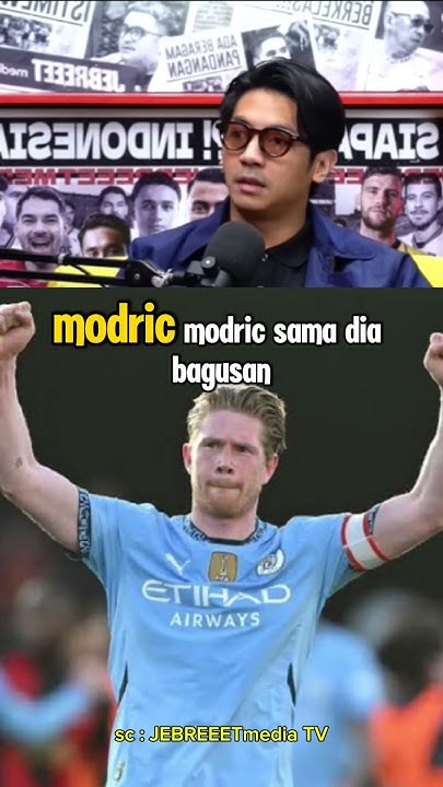 Modric lebih baik daripada KDB #coachjustin #modric #realmadrid - YouTube