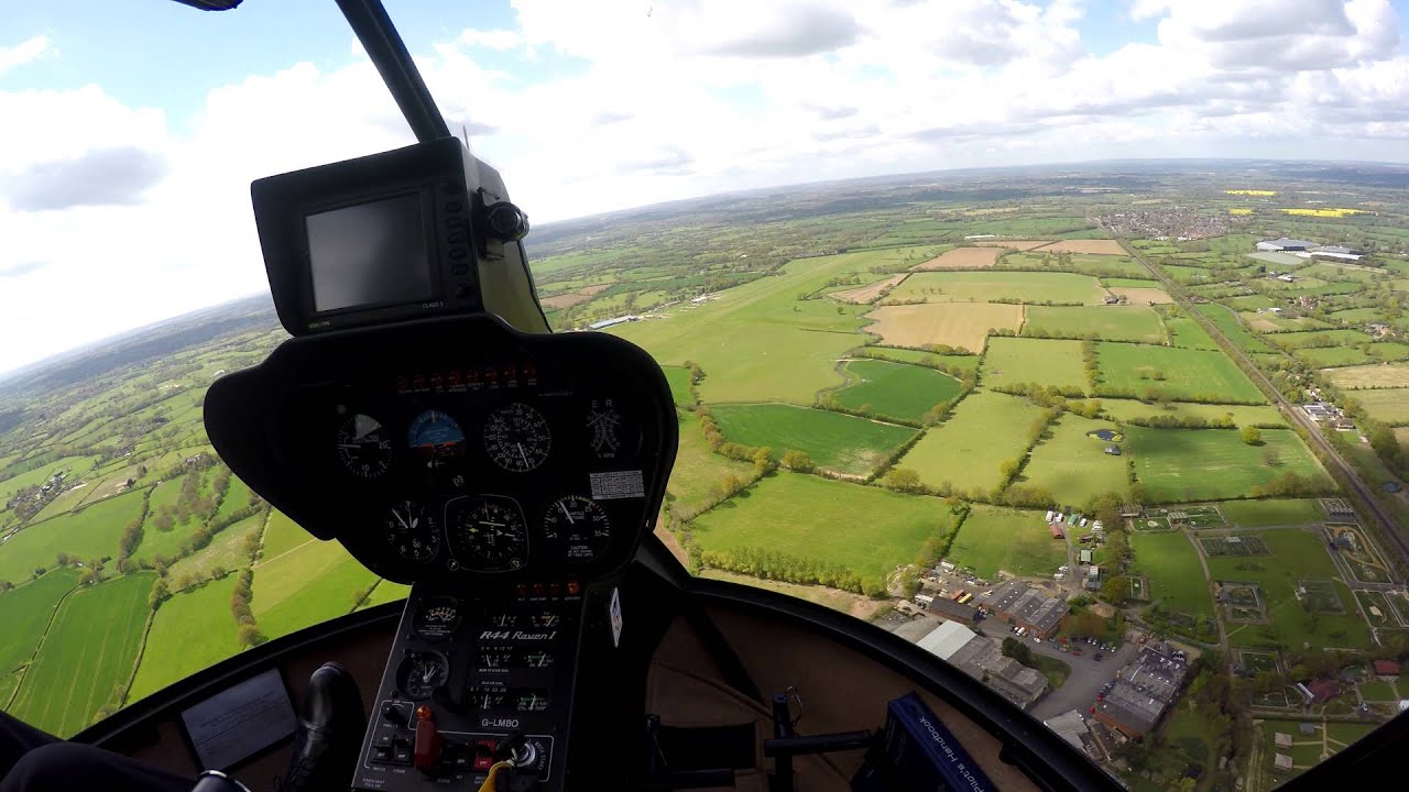 Robinson R44 - Extreme bank angle and power-off autorotation landing ...