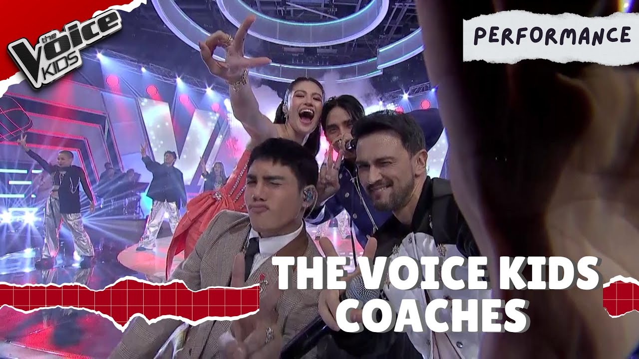 ‘The Voice Kids’ coaches give an iconic performance of ‘Something Big ...