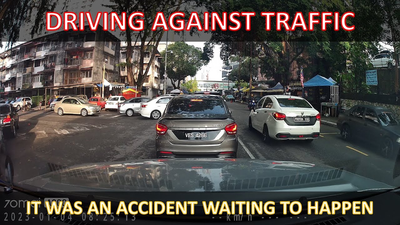 Dashcam Series Ep 55: Near Accident - Driving Against Traffic - YouTube