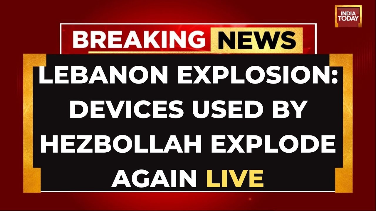 Lebanon Pager Explosion LIVE| Devices Used By Hezbollah Explode Day ...