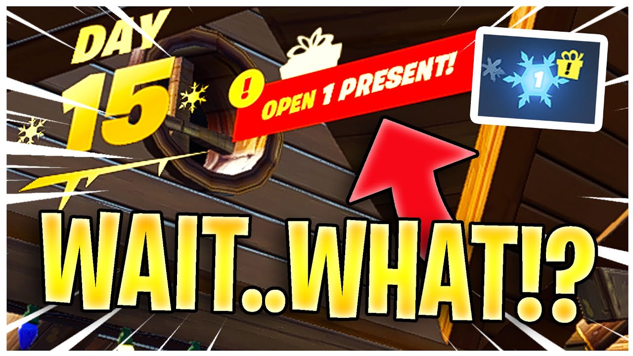 WHERE is the 15TH PRESENT in Fortnite Winterfest 2021? (LAST Fortnite ...