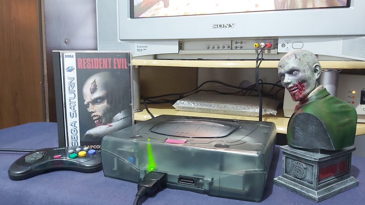 Sega Saturn Skeleton (video funcionando do console para o comprador ...