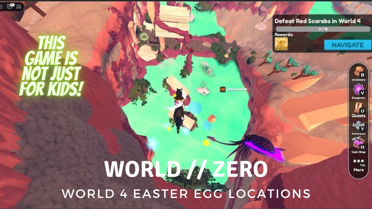 World//Zero - World 4 Easter Egg Locations - YouTube