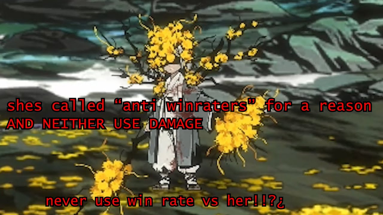 the reason why you should NEVER use win rate or damage against dongbaek ...