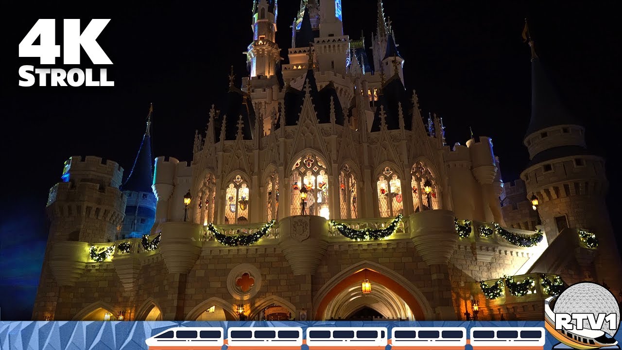 Fantasyland Relaxing Night Stroll - Magic Kingdom - 4K Ultra Low Light ...