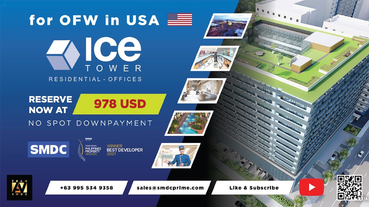 SMDC Ice Tower Residential Offices Walkthrough - YouTube
