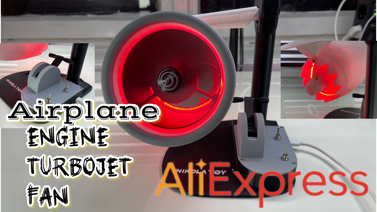 USB JetFan Engine Desktop Fan with Humidifier and Tail Light on ...