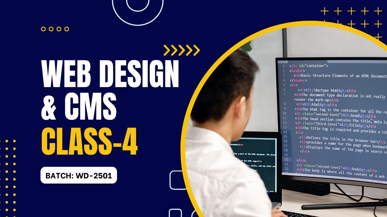 Web Design & CMS | Batch: WD-2501 | Class-4 - YouTube