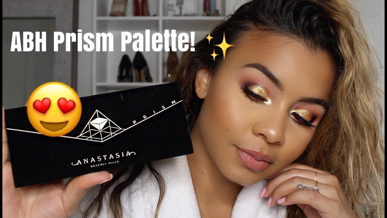 GRWM/A LOOK WITH THE ABH PRISM PALETTE !! - YouTube