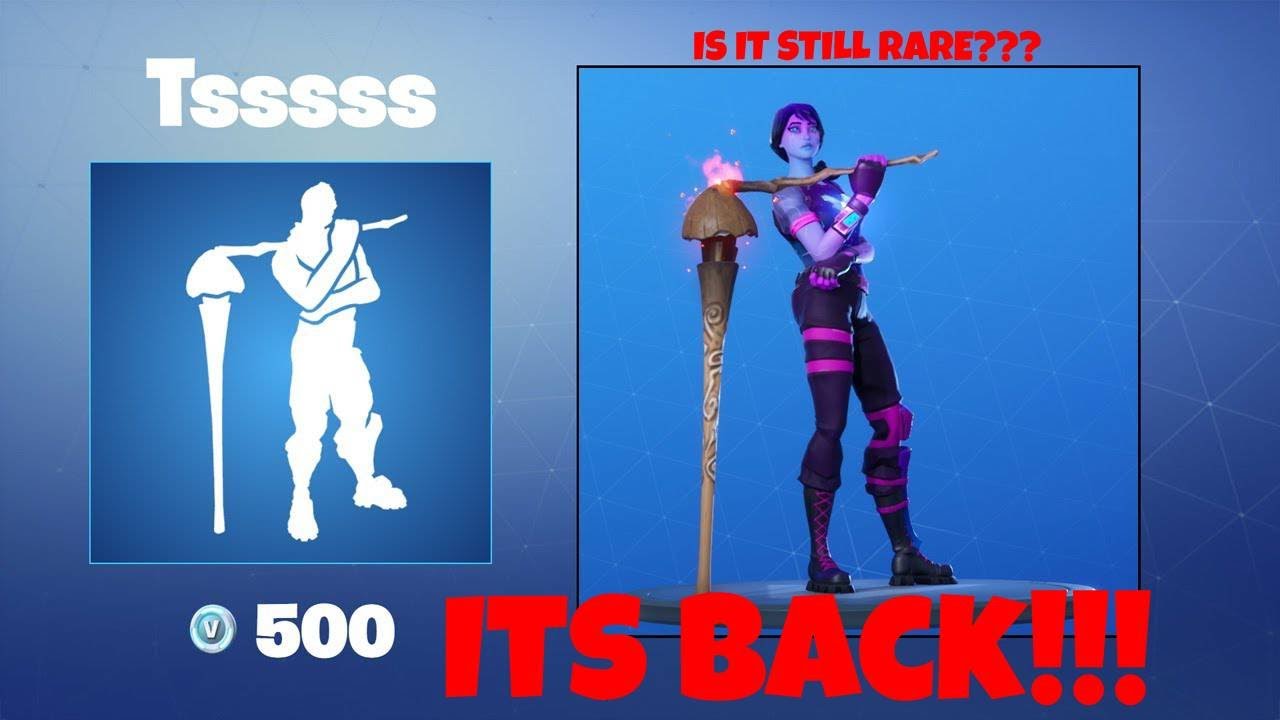 Tsss... Is Back *SUPER RARE EMOTE* - YouTube