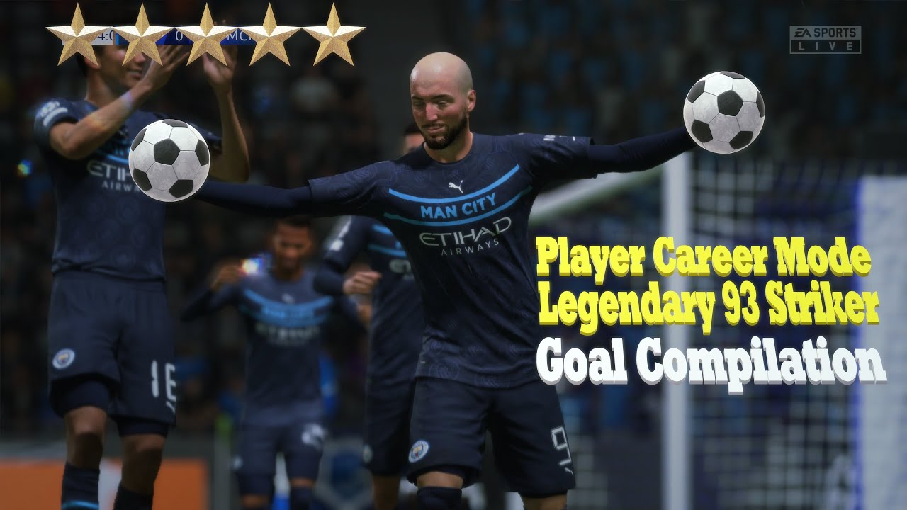 FIFA 22 - Player Career Mode - 93 Max Potential Legendary Striker Goal ...