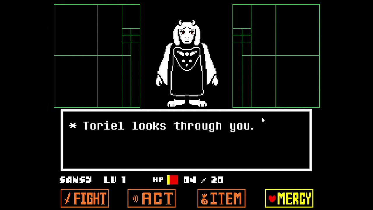 UNDERTALE: My First Fight Toriel - YouTube