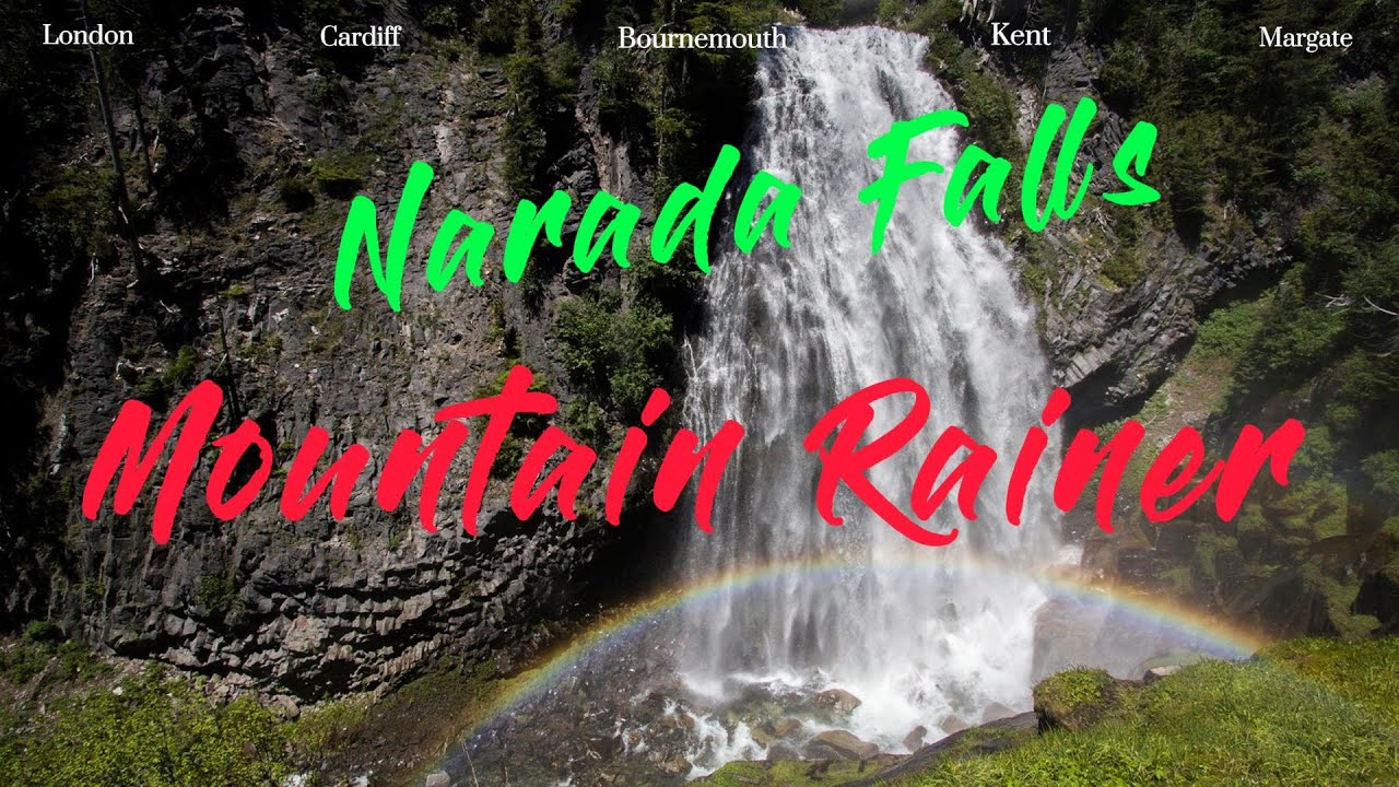 Enjoy Narada Fall scenery in Mountain Rainer National Park. #scenery # ...