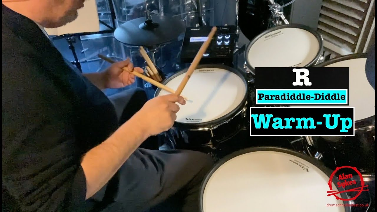 Fun Paradiddle-Diddle Warm-Up Routine - YouTube
