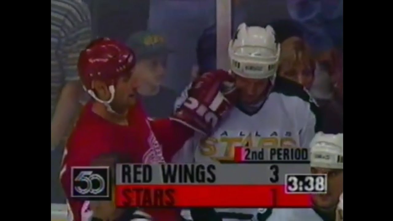 Red Wings - Stars hits and roughs 4/1/95 - YouTube