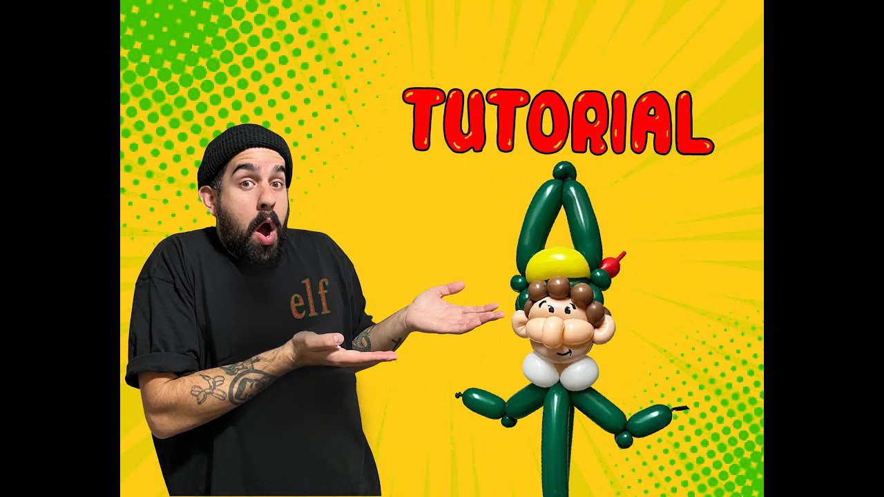 Buddy Elf Balloon Tutorial! - YouTube