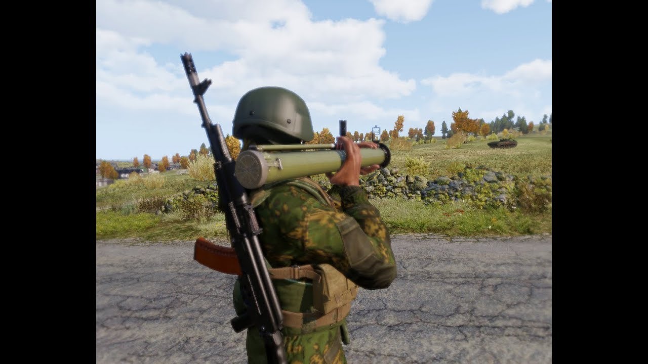 ARMA 3 RHS 0.4.3 RPG 26 Test - YouTube