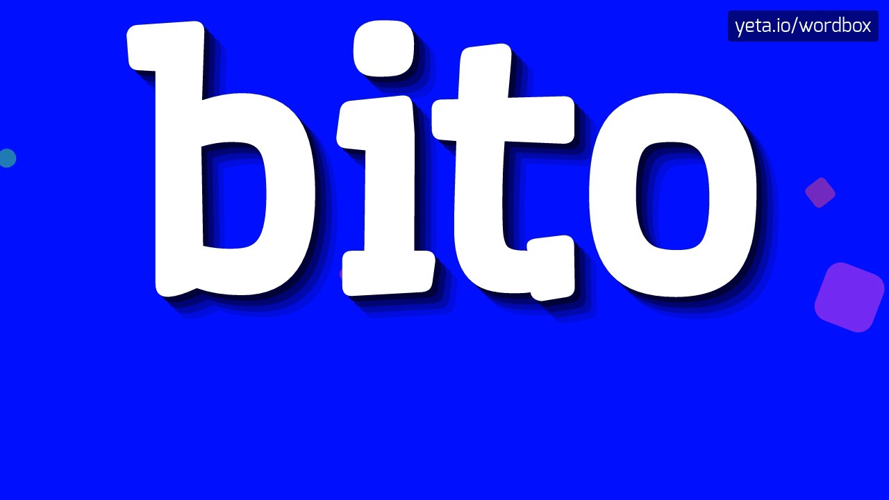 BITO - HOW TO PRONOUNCE IT!? - YouTube