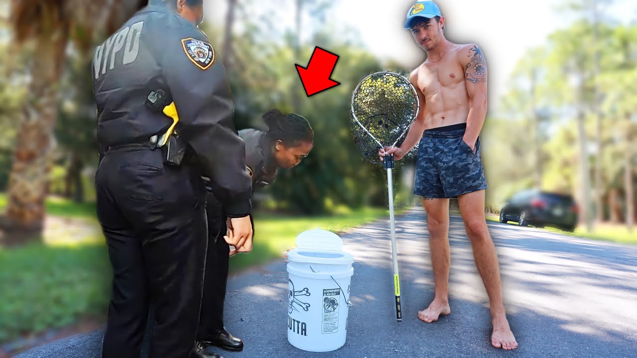 Almost ARRESTED for SAVING FISH… - YouTube