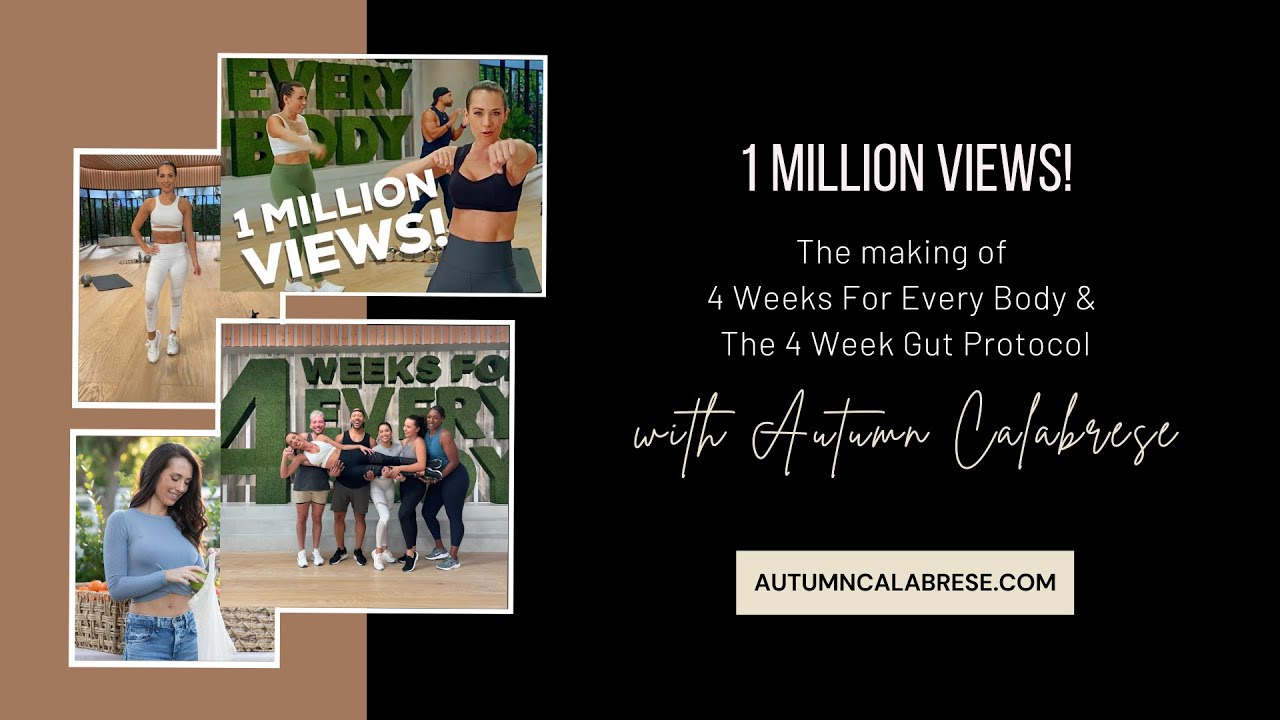 1 million views: The making of 4 Weeks For Every Body & The 4 Week Gut ...