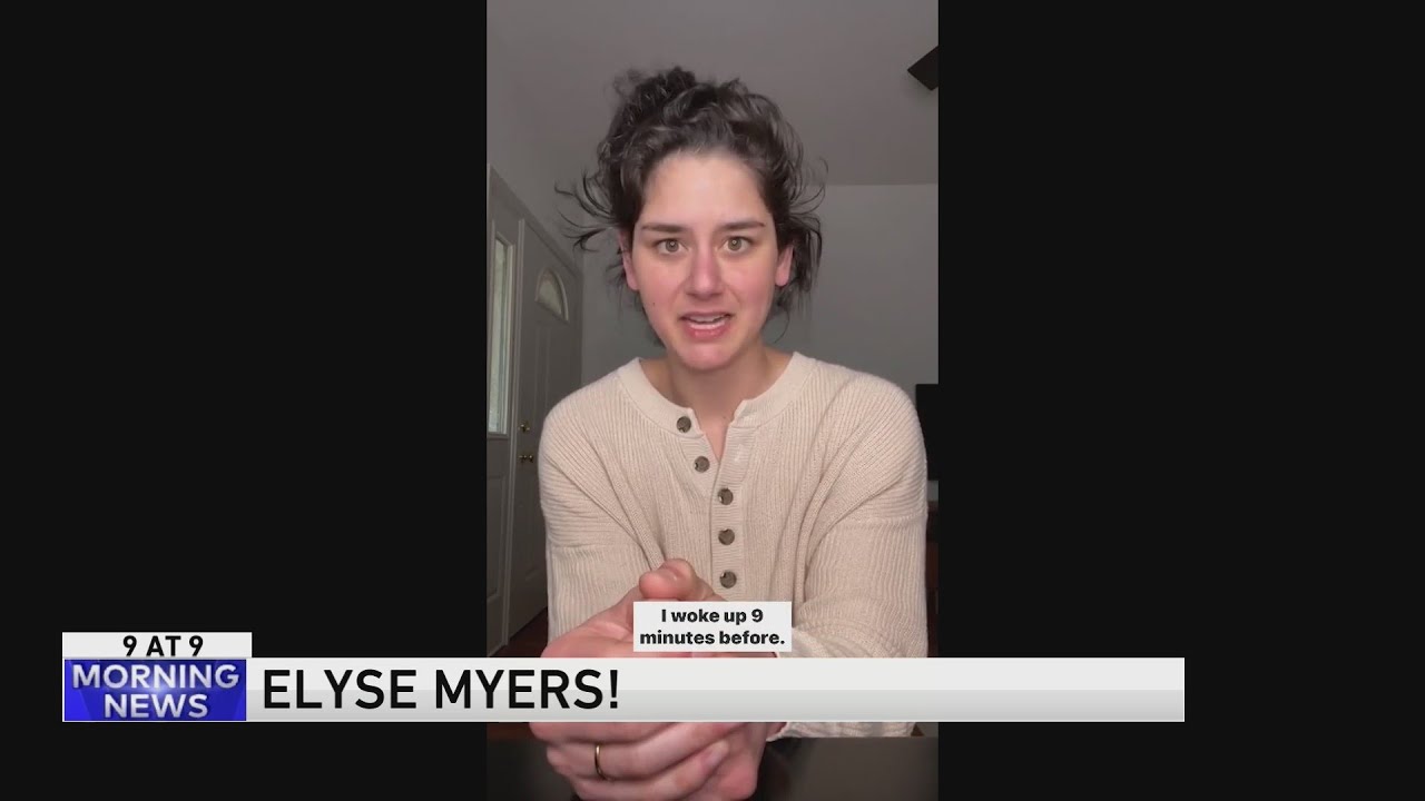 TikTok star Elyse Myers' funny moment before appearance on WGN Morning ...