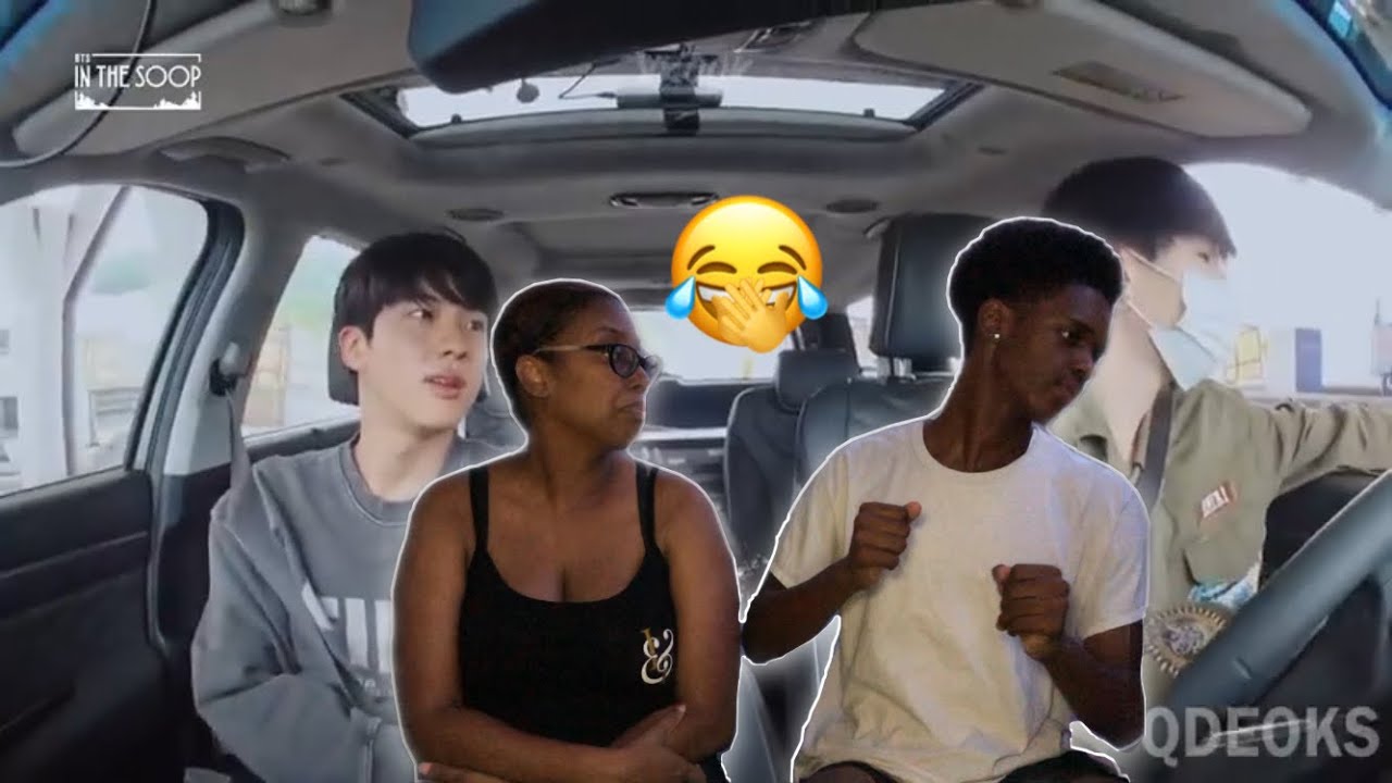 Driving with BTS (Funny Moments) REACTION - YouTube