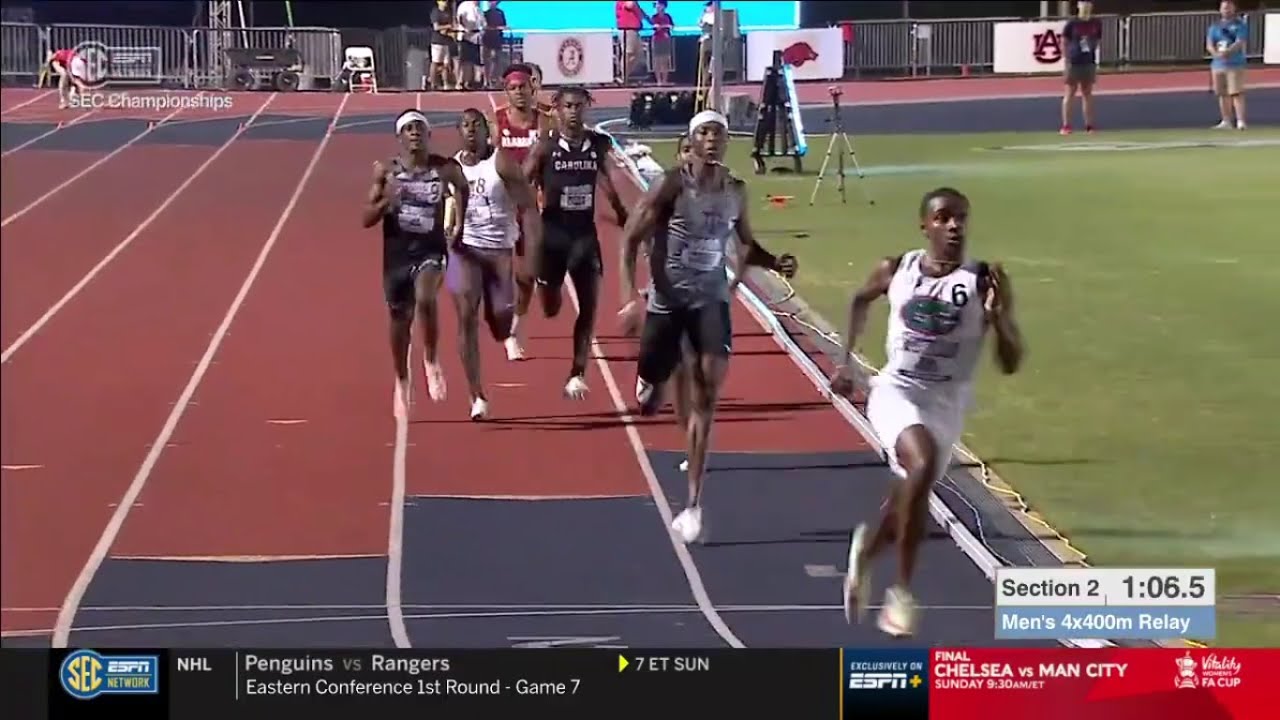 2022 SEC Track and Field Outdoor Championship: Men's 4x400 Metres final ...