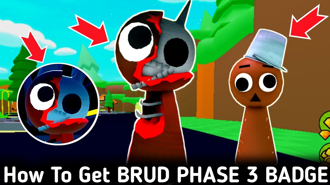 How To Get BRUD PHASE 3 Badge In Sprunki Simulator 3D 🎤 Phase 3 ...