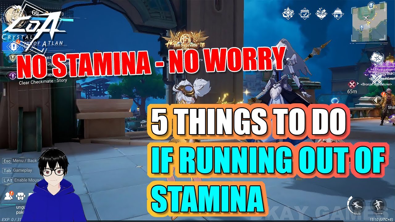 OUT OF STAMINA in Crystal of Atlan? 5 THINGS You Should Do Instead ...