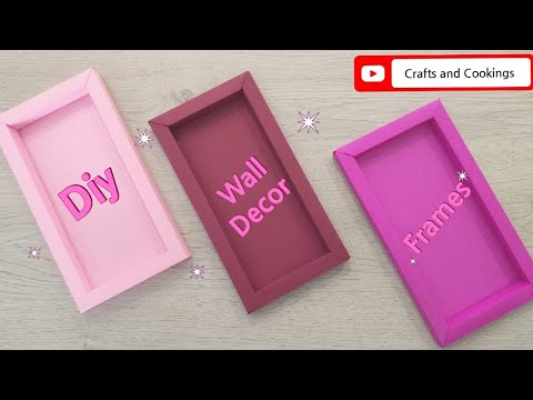 DIY Origami Frame/ RECTANGULAR FRAME USING AN A4 COLOURED PAPER / Photo ...