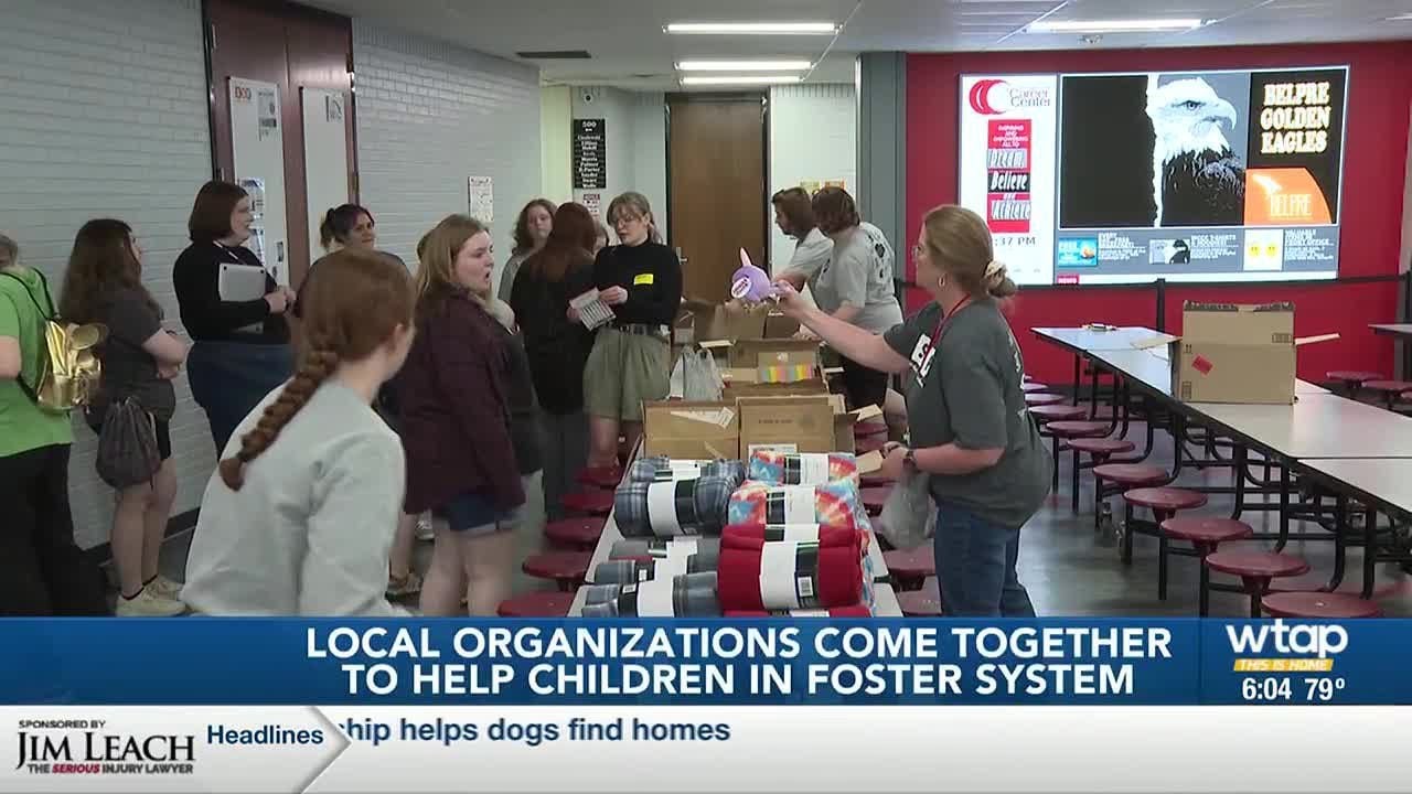 Local organizations partner together to create bags for local foster ...