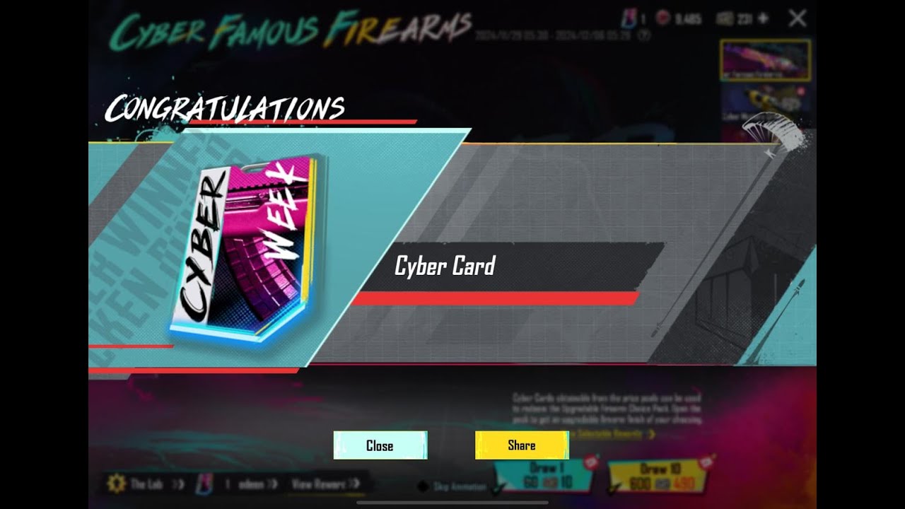 Cyber Famous Firearms CRATE OPENING USING VOUCHERS | PUBG | BGMI | Got ...