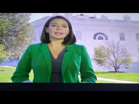 Univision Unews Host Lorraine Caceres Sexy Legs Blue OutFit