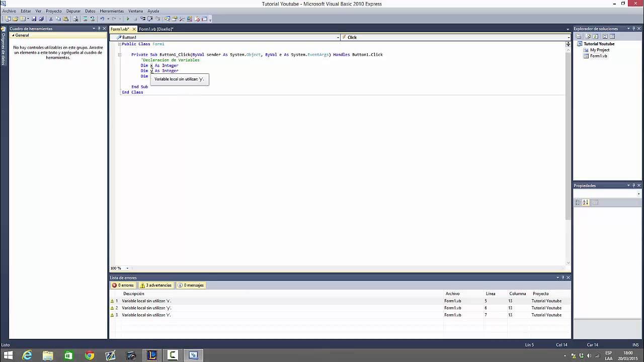 Tutorial: Visual Basic 2010 - Hacer Operaciones Básicas (Select Case ...
