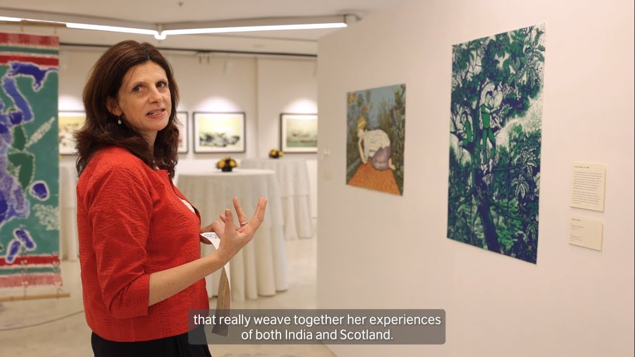From Where I Stand - Exhibition walkthrough with Alison Barrett - YouTube
