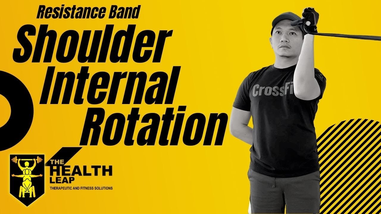 Resistance Band Shoulder Internal Rotation - YouTube