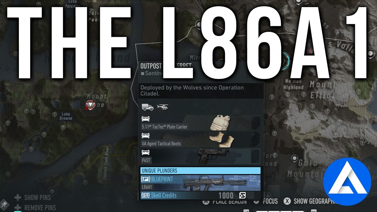 Ghost Recon Breakpoint How To Get The L86A1 - YouTube