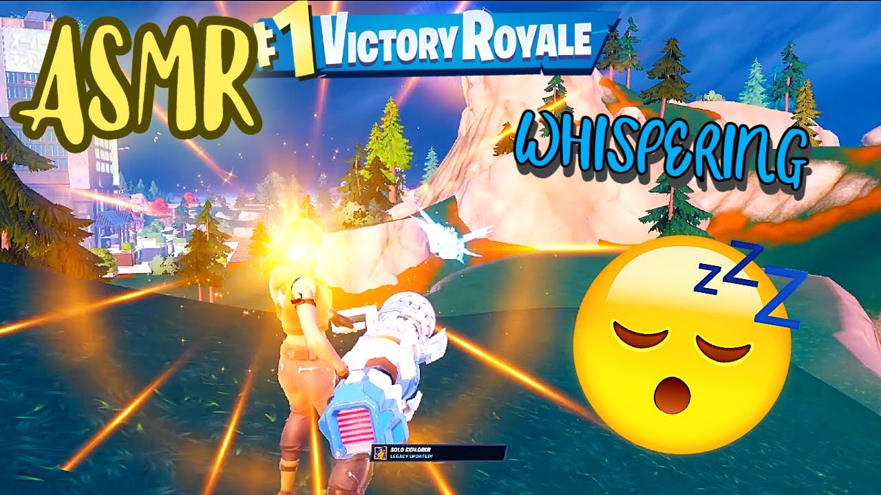ASMR Gaming 😍 Fortnite Season 3 1st Solo Win! Whispering+Keyboard ...