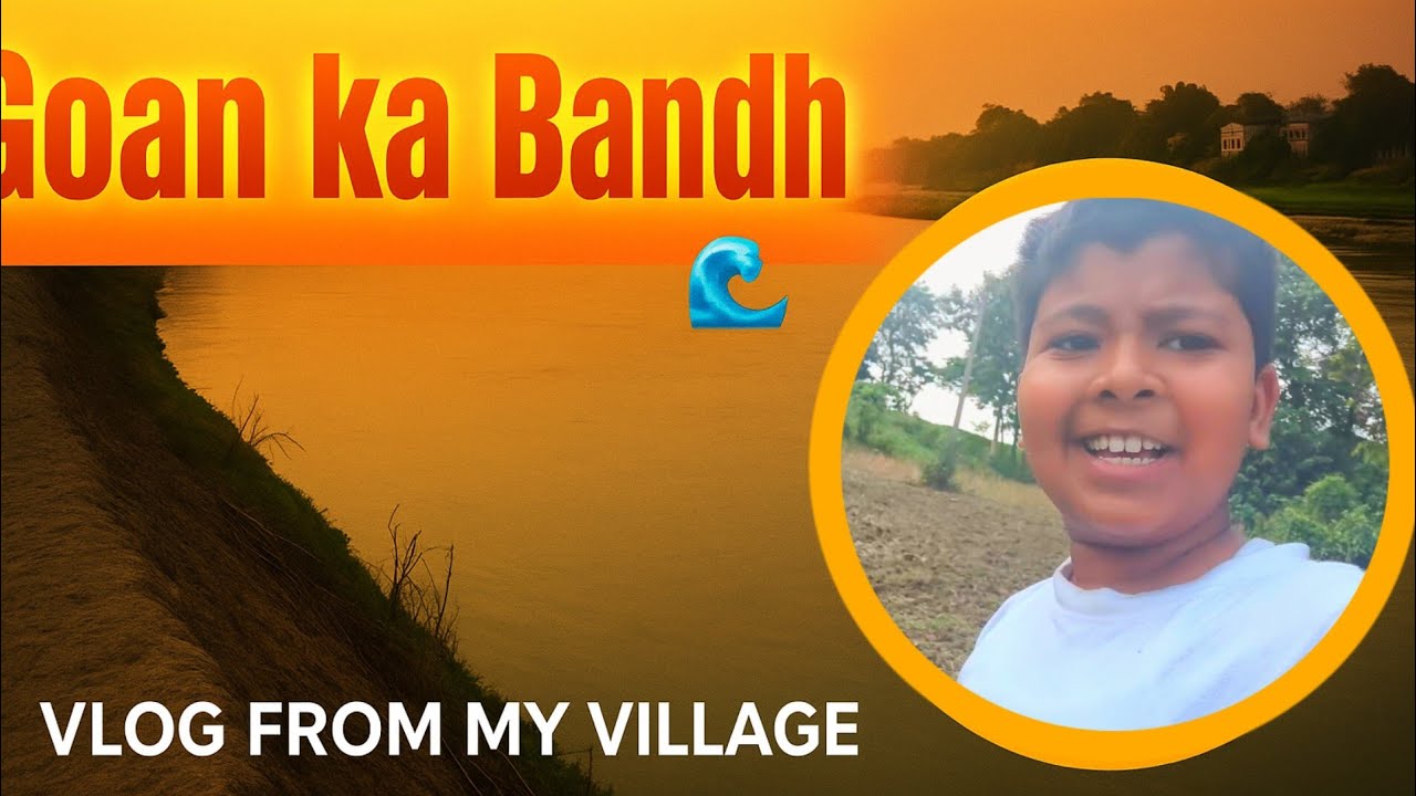 Ganga River 🌊 Goan ka Bandh(Dam) | Peaceful Water View - YouTube