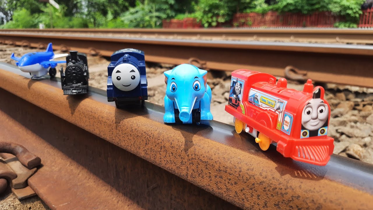 children's toy train, thomas train, train derailment drama, airplane ...