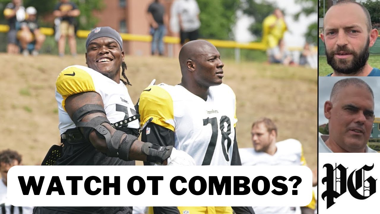 Steelers training camp: Watch OTs Troy Fautanu, Broderick Jones in ...