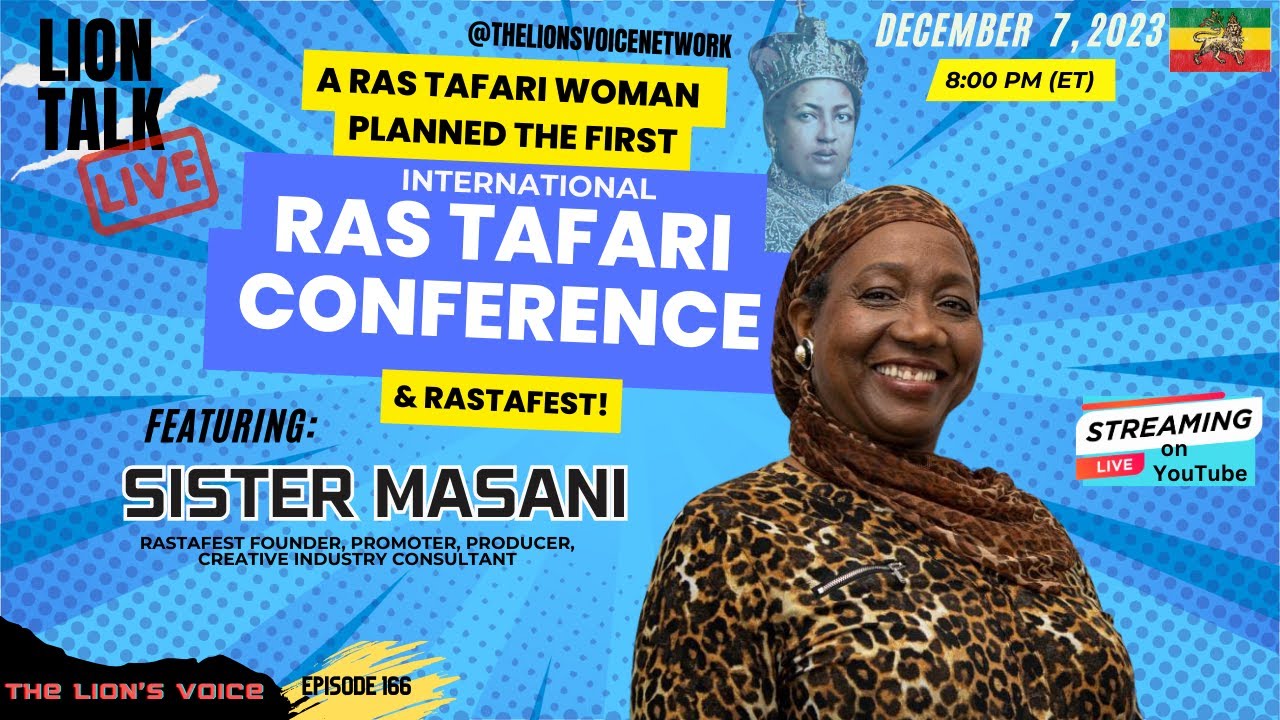 Lion Talk: LIVE! The Influence of Ras Tafari Women on the Global ...