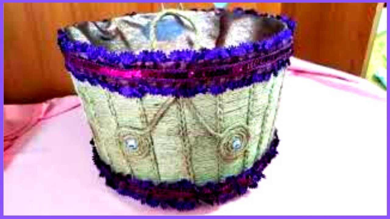 LOOK AT WHAT I MADE WITH THE WASTE BUCKET | RECYCLE - YouTube