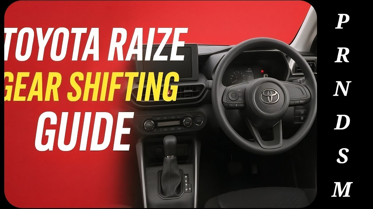 Toyota Raize Gear Shifting Guide.. - YouTube